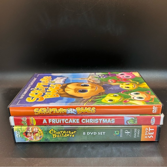 Media | Dvd Kids Lot Character Builders Scripture Bugs Hermie Christmas ...